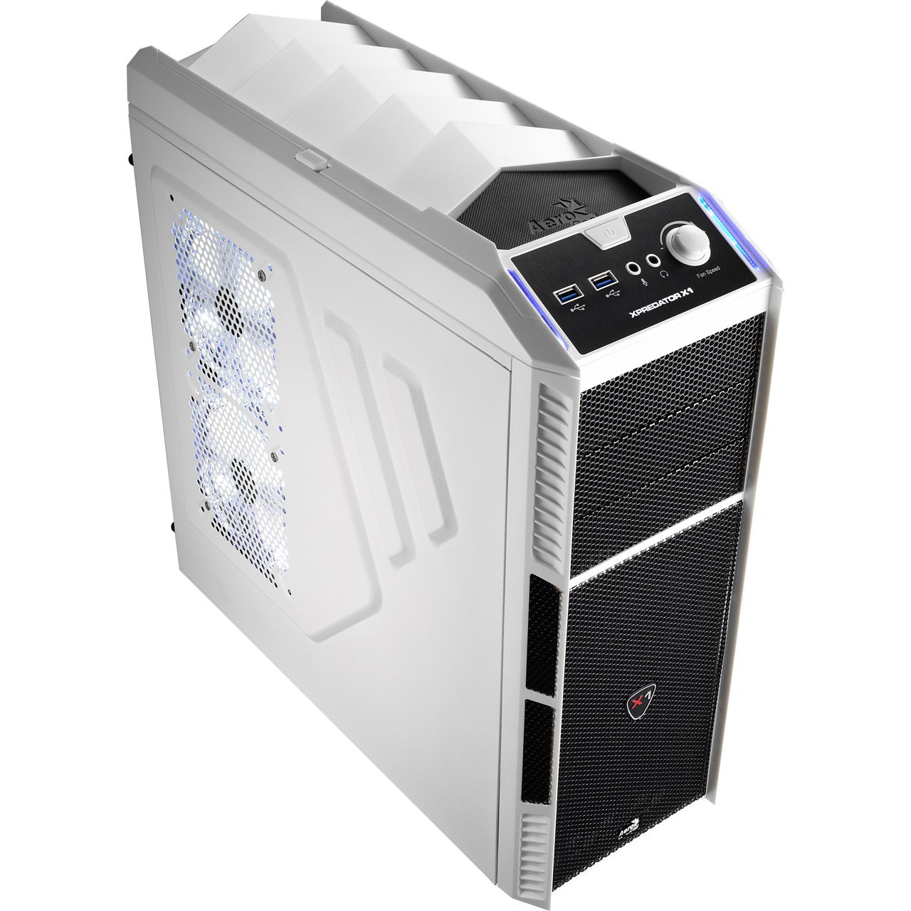 AeroCool Xpredator X1 White Edition Midi Tower ohne Netzteil weiss ...